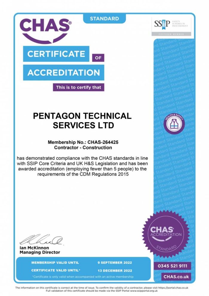 CHAS Association - Pentagon Technical Services